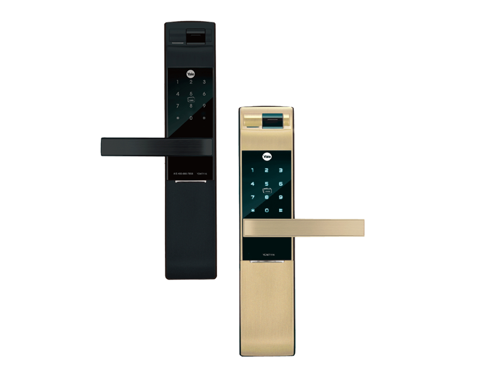 Yale YDM-7116 四合一電子鎖 | 台中 | 鑄鋁鋼木門 | 防火門 | 丹頂鶴全系列 | 吉祥門金屬有限公司
